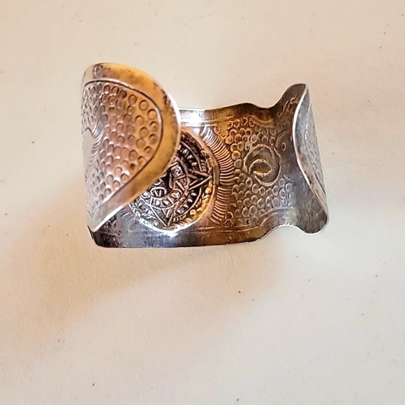 Maciel | Jewelry | Vintage Maciel Sterling Silver Aztec Mayan Cuff ...